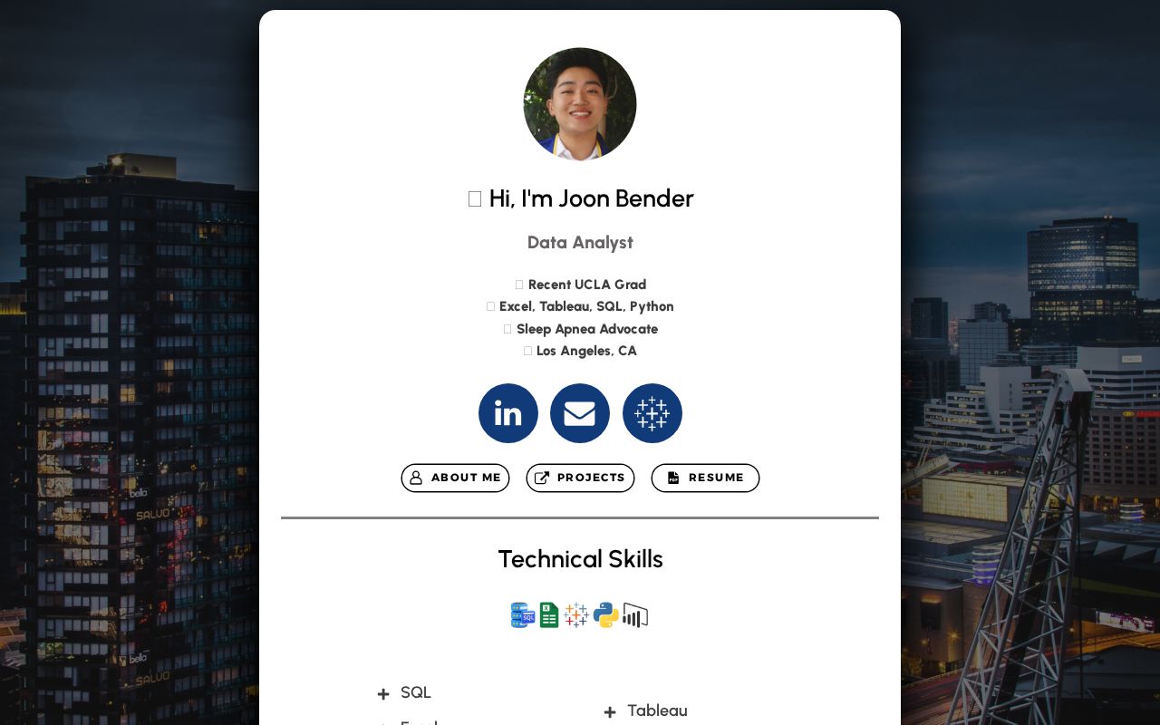 Portfolio for Joon Bender